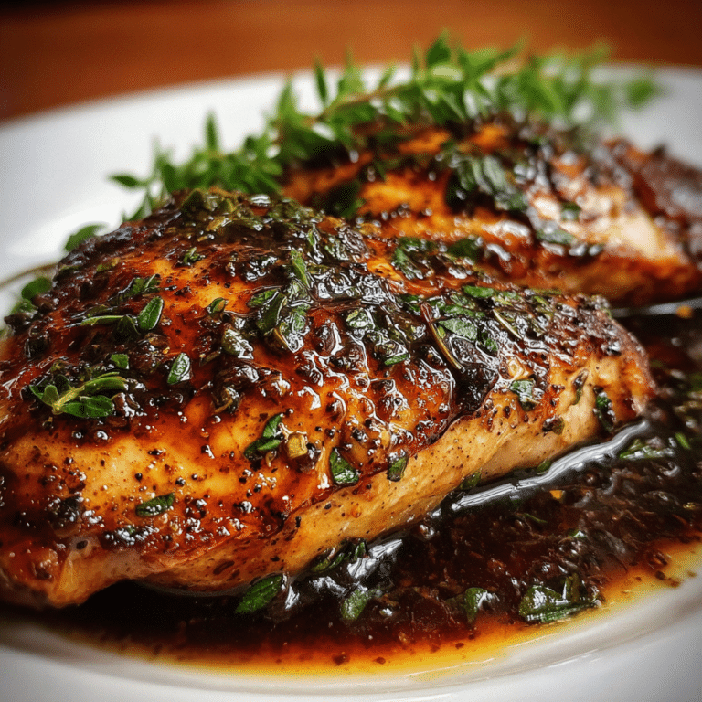 Easy Balsamic Glazed Chicken for Dinner - Classic Recipe Hub